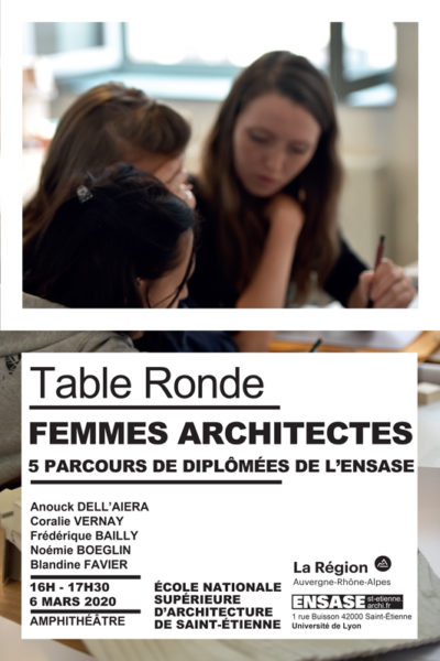 Table ronde Femmes architectes – ENSASE