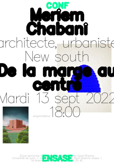 Conférence Meriem Chabani – ENSASE